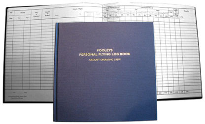 Pooleys (non-JAR) Commercial Pilots Log Book - Pilot World